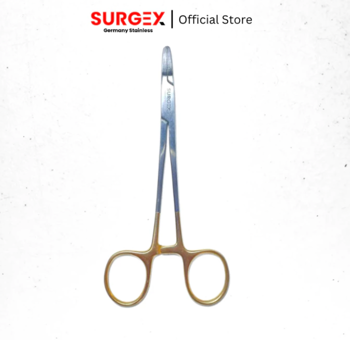Ryder Needle Holder Gold Handle 5.5'' – SURGEX INSTRUMENTS
