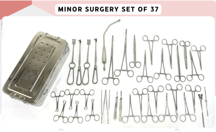 Minor set of 37 pcs – SURGEX INSTRUMENTS