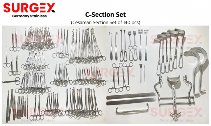 Cesarean Section set of 140 pcs – SURGEX INSTRUMENTS