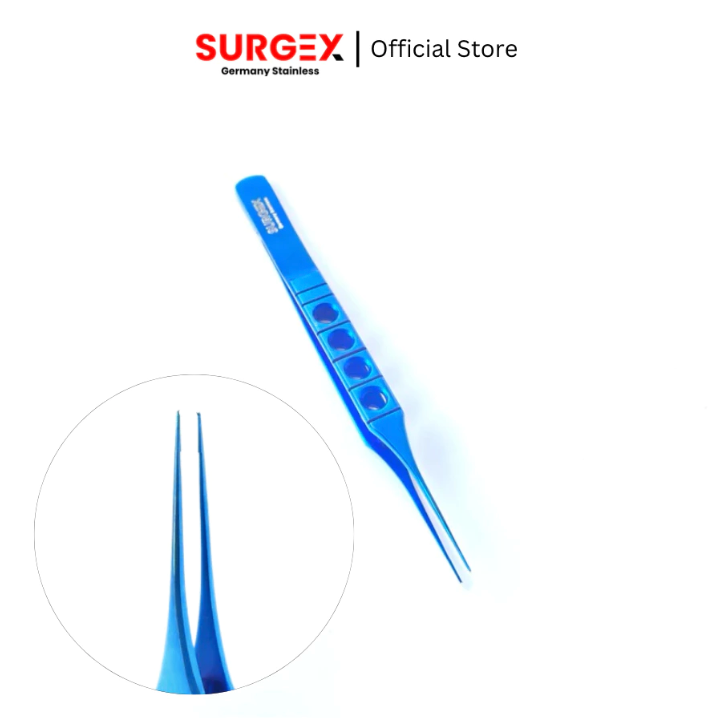 Straight toothed Forceps Titanium – SURGEX INSTRUMENTS